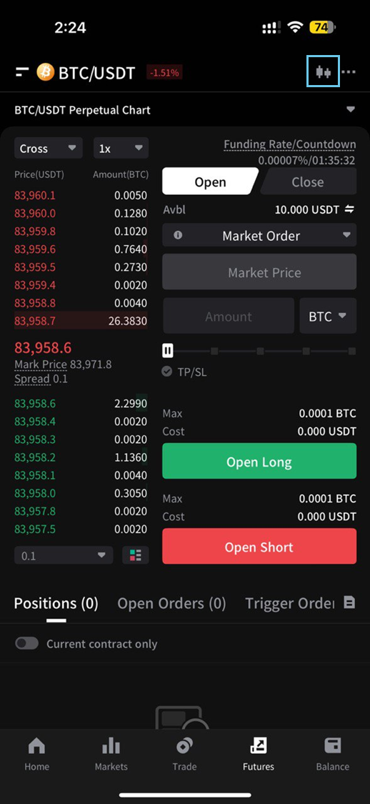 How to Set Up Indicators on the Chart? – GaiaEx Help Center